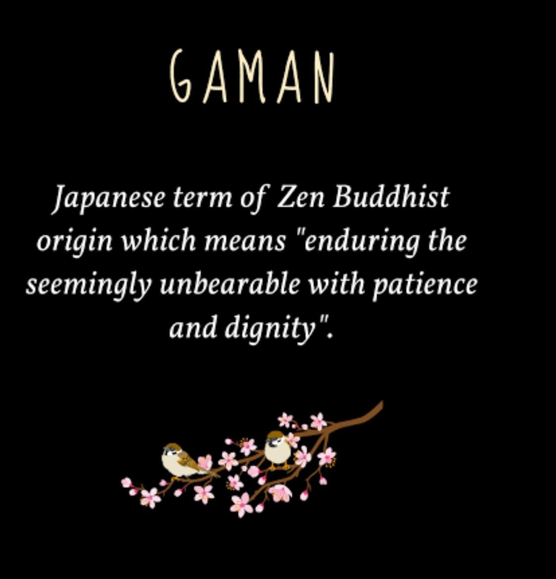 ‘Gaman’ – The Japanese way of facing hard times’